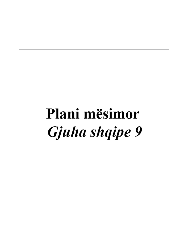 Plane mësimore - Page 2 of 4 - Shtëpia Botuese Albas